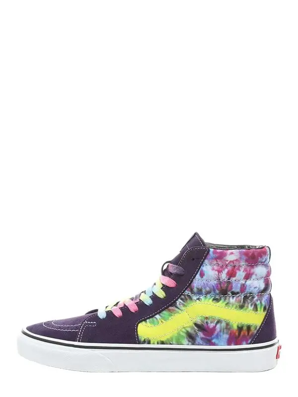 VANS Sk8-hi Tie-dye High-top Sneakers - Purple/yellow