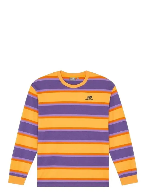 NEW BALANCE Classic Long Sleeve T-shirt - Orange/purple