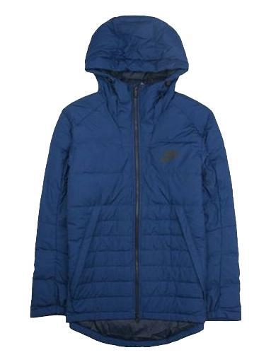 Nike Sportswear Down Fill Hooded Jacket - Blue