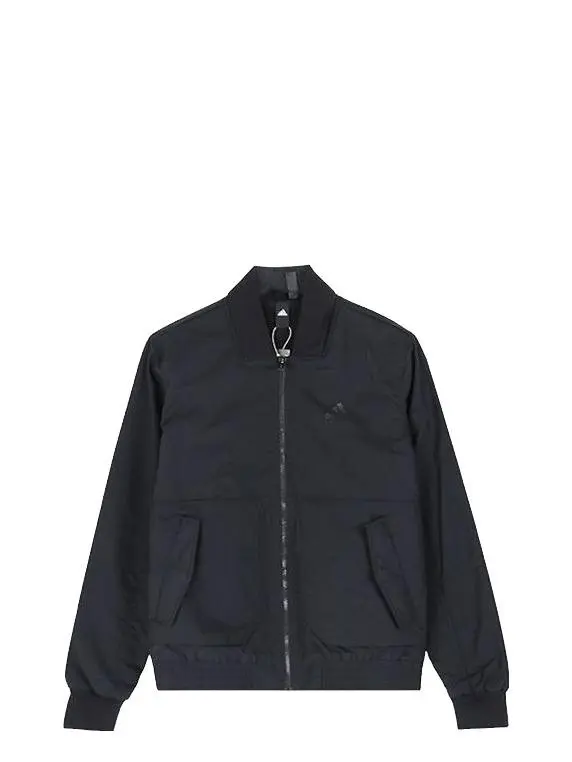 Adidas Ei Jkt Fl Bomb Sports Knit Fleece Lined Jacket - Black