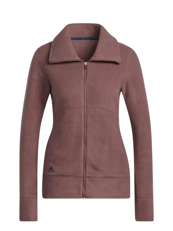 Adidas Polar Fleece Jacket - Burgundy