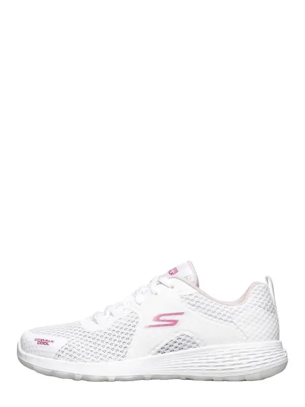 Sketchers Go Walk Cool Athletic Sneakers - White/pink