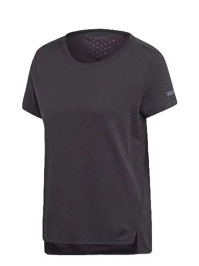 Adidas Training Sports Short Sleeve Metallic Top - Goldblack