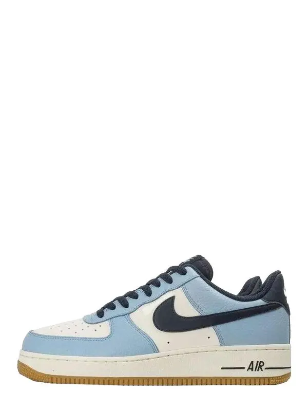 Nike Force 1 Low Cap Gum Sneakers - Blue
