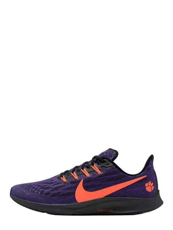 Nike Zoom Pegasus 36 Clemson Tigers Athletic Sneakers - White/red/blue