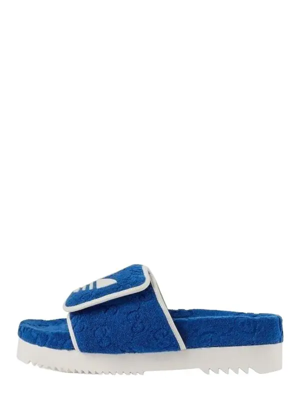 Adidas Gucci X Gg Platform Sandal Cotton Sponge - Blue
