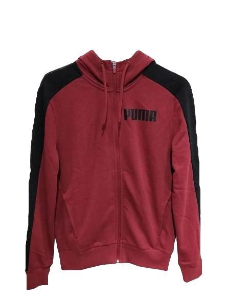 PUMA Casual Sports Hooded Zip-up Jacket - Red
