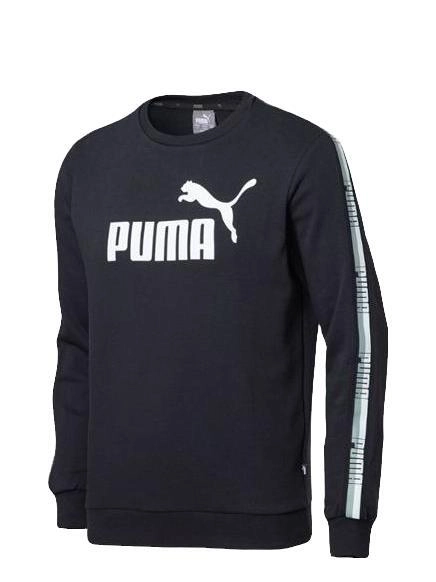PUMA Logo Printing Round Neck - Black