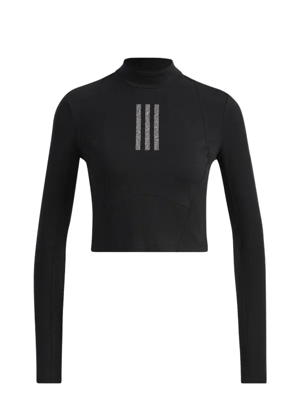 Adidas Swarovski Embellished Long Sleeve Top - Black/white