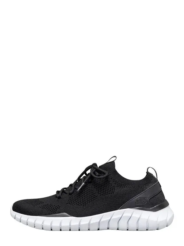 Sketchers Black" Athletic Sneakers - Black/white
