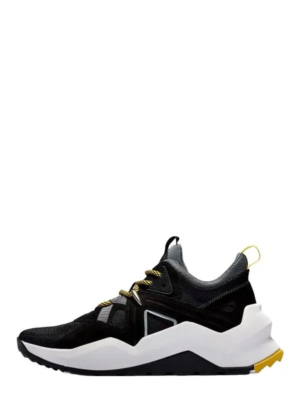 Timberland Madbury Mixed-media Sneakers - Black/white/yellow