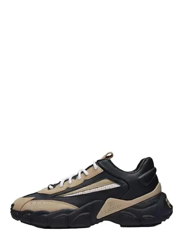 FILA Lanvin X Low-top Running Shoes - Black/yellow
