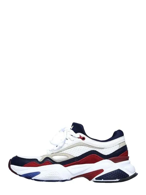 Sketchers Kraz Wiley Low-top Sneakers - White/blue/red
