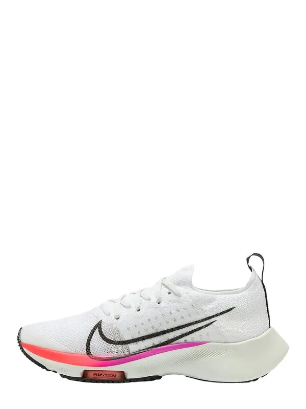Nike Zoom Turbo Flyknit Low Top Sneakers - White/black/hyper Violet