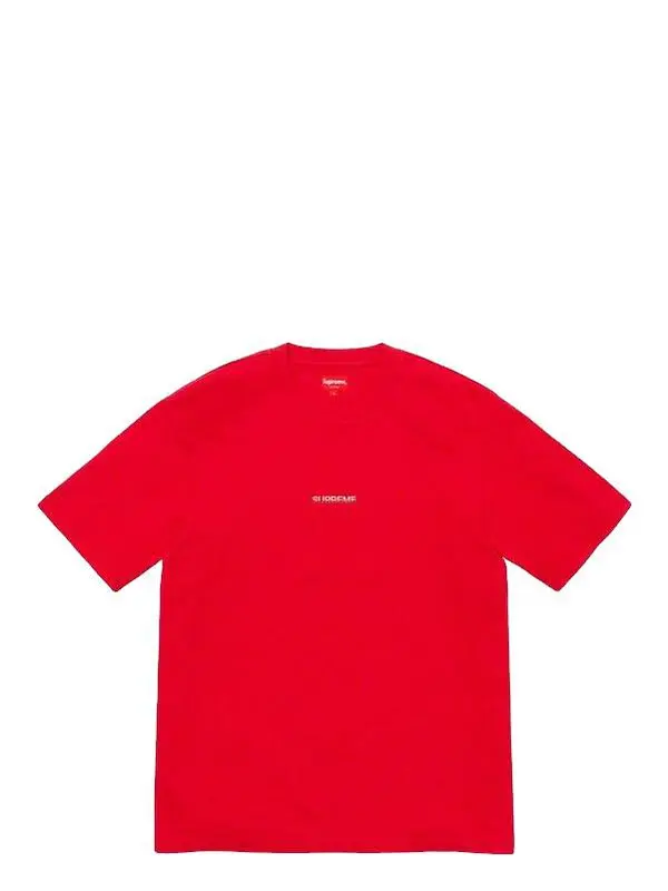 Supreme Fw19 Week 6 Internationale Ss Top Logo Tee - Red