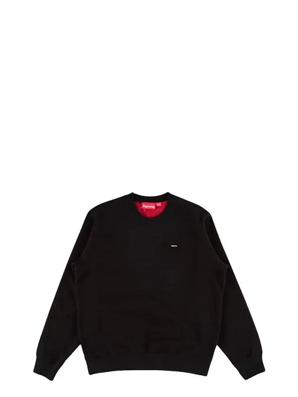 Supreme Contrast Crewneck Sweater - Black