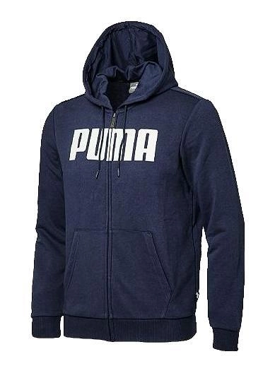 PUMA Hooded Zip-up Jacket With Logo - Blue
