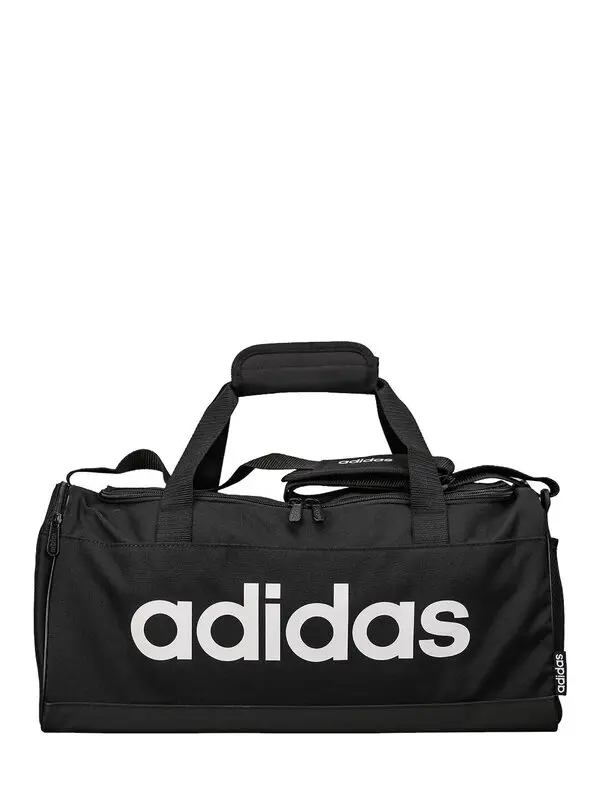 Adidas Linear Logo Duffle Bag - Black/white