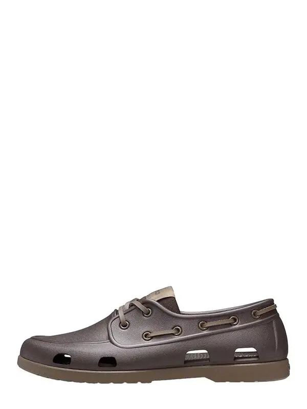 CROCS Nautical Low Top Loafers - Brown