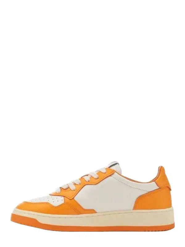 AUTRY Medalist Low Bicolor Sneakers - White/yellow
