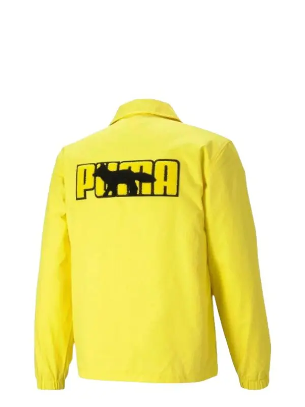 PUMA X Maison Kitsune Coach Jacket - Yellow