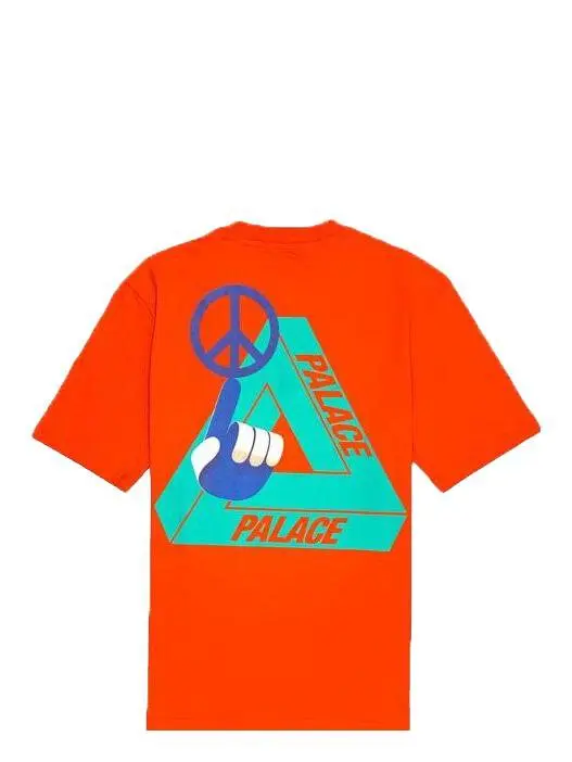 PALACE Tri Smiler Back Printing Short Sleeve - Orange