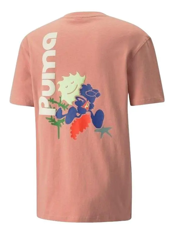 PUMA Adventure Planet Graphic Tee - Pink