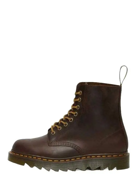 Dr. Martens 1460 Pascal Ziggy Ankle Boots - Brown