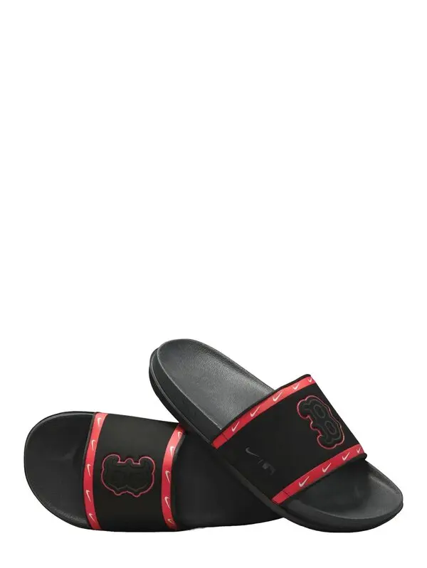 Nike Mlb X Offcourt Slide 'boston Red Sox - Black/red