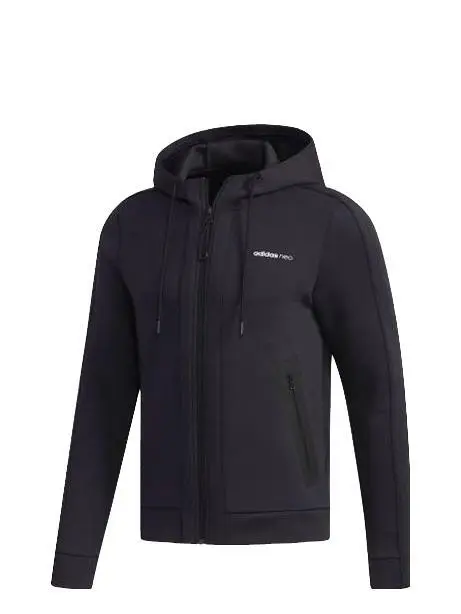 Adidas Neo Casual Sports Hooded Jacket - Black