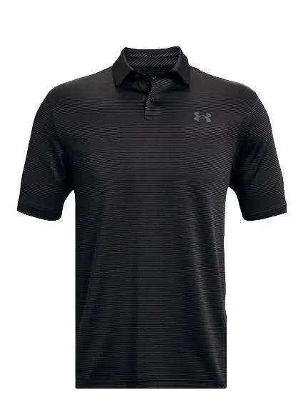 Under Armour Performance Stripe Polo Shirt - Black