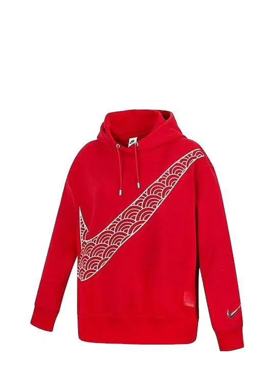 Nike Cny Edition Fleece Hoodie - Red