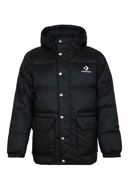 CONVERSE Down Fill Puffer Jacket - Black