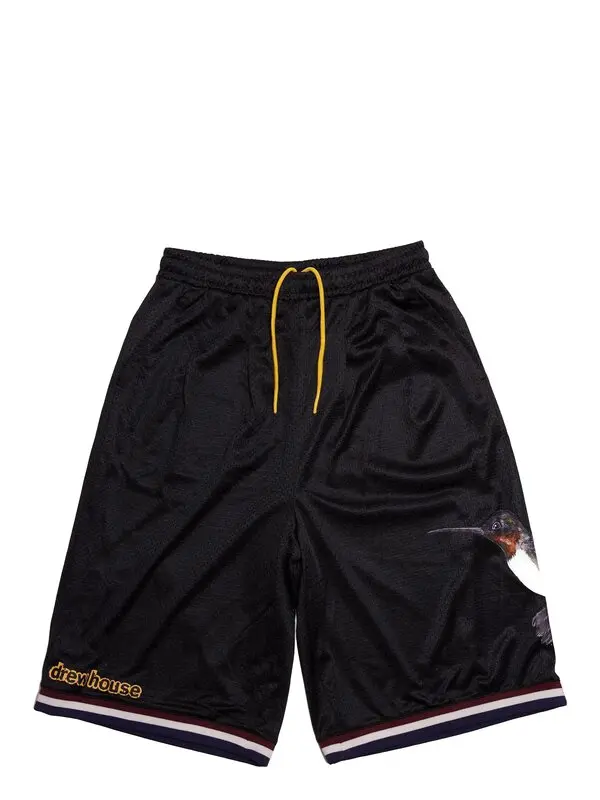 Drew House Hummingbirds Mesh Street Short - Black