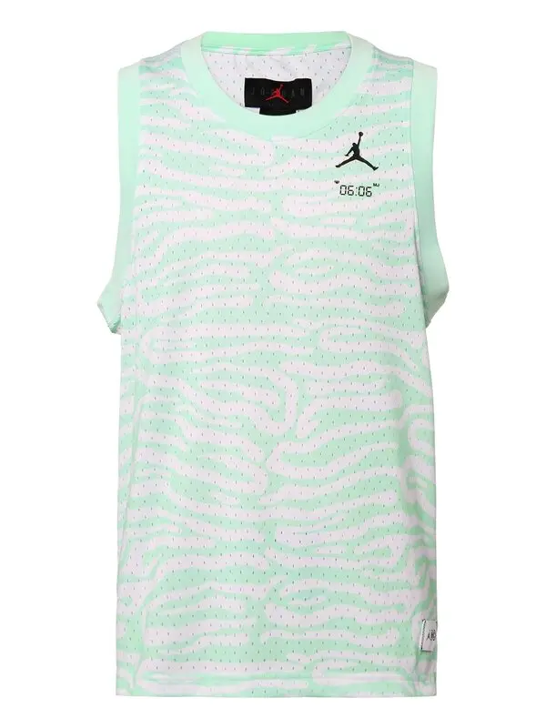 JORDAN Irregular Texture Alphabet Printing Mesh Training Sports Vest - Default Color