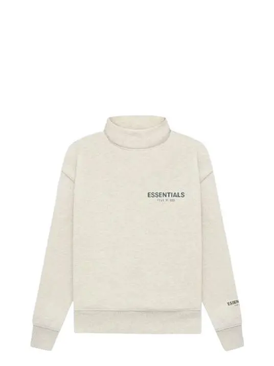 Fear Of God Pullover Mock Neck Sweatshirt - None