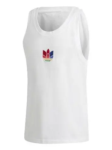 Adidas Originals Embroidered Logo Vest - White