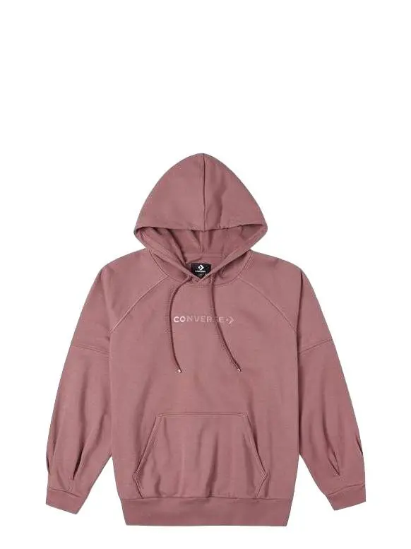 CONVERSE Twisted Knits Hoodie - Pink