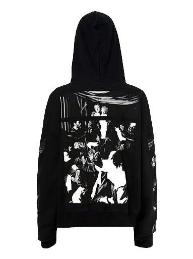 Off-White Caravaggio Printed Hoodie - Black