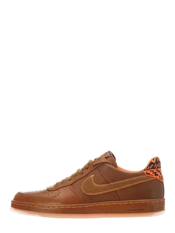 Nike Force 1 Downtown Low 'bhm' Sneakers - Hazelnut/hazelnut-orange
