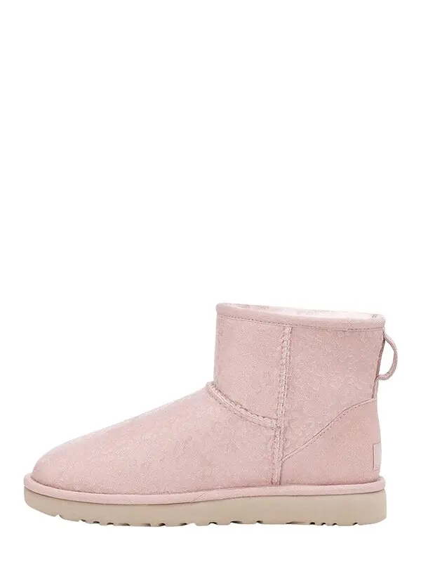 UGG Classic Mini Snow Leopard Fleece Lined - Pink