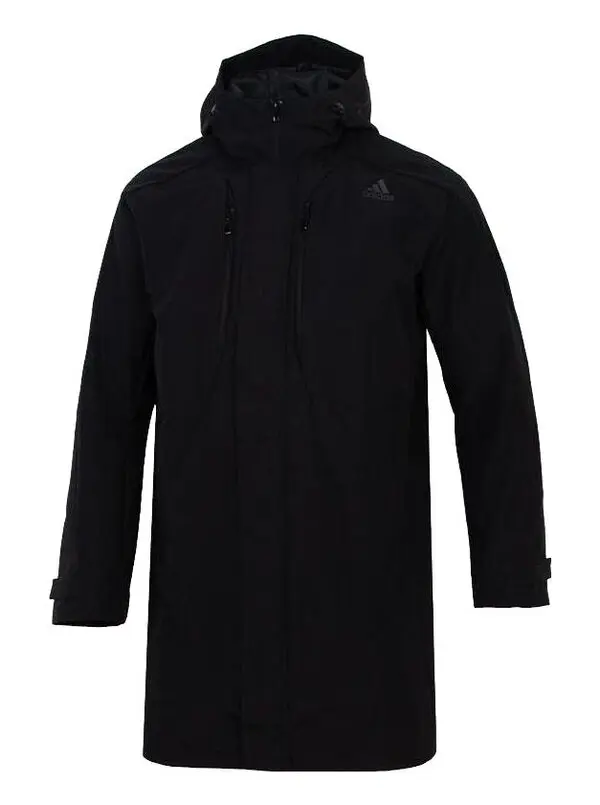 Adidas Tech Woven Long Jacket - Black