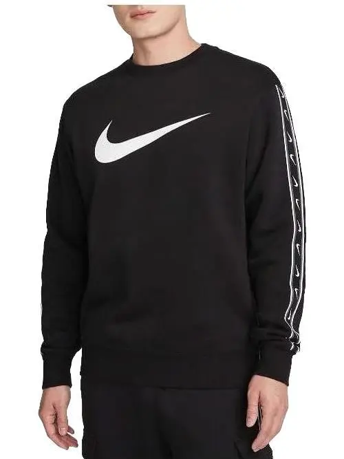 Nike Repeat Fleece Sweatshirt - Black/white