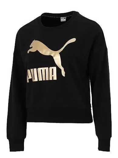 PUMA Classics Logo Printing Round-neck Sweatshirt - Default Color