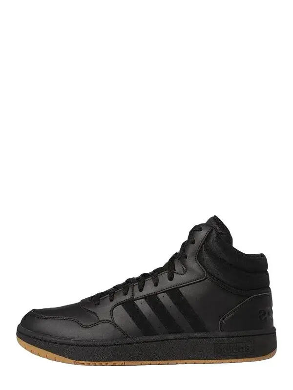 Adidas Hoops 3.0 Mid Classic Vintage Sneakers - Core Black/core Black/cloud White