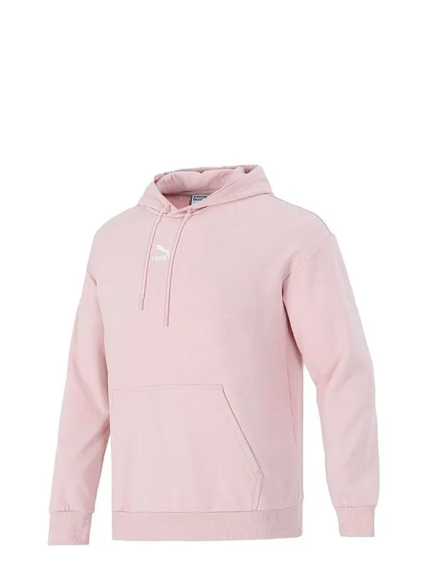 PUMA Logo Knit Hoodie - Pink