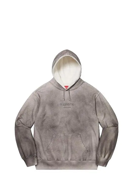 Supreme Spray Hooded Sweatshirt - Grey