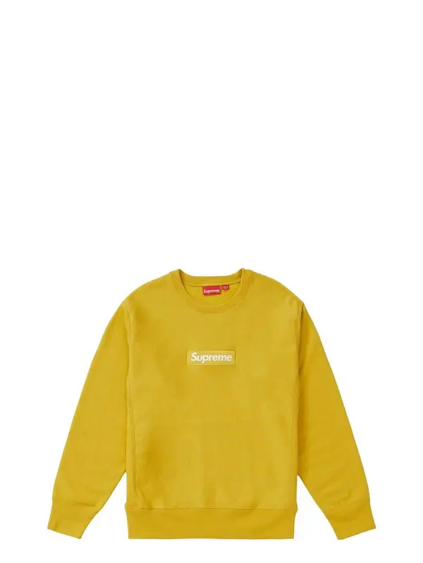 Supreme Box Logo Crewneck - Yellow