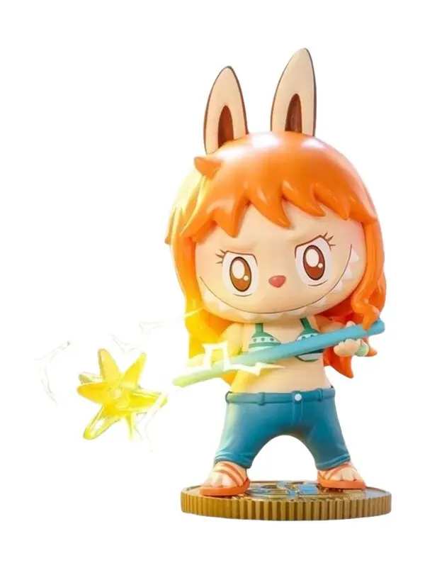 POP MART One Piece The Monsters Labubu 'nami' Collectible Figure - Multi-color