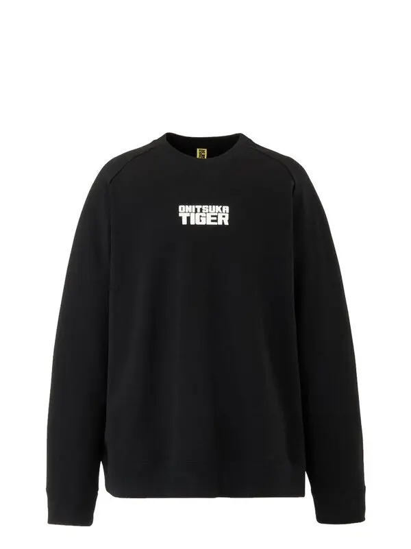 Onitsuka Tiger Crewneck Sweatshirt - Black